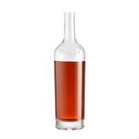 China 750ml Customized Red Wine Glass Bottle with Hot Stamping and Customized Bottle Color for sale