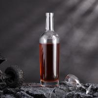 China 750ml Customized Red Wine Glass Bottle with Hot Stamping and Customized Bottle Color for sale