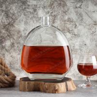 China Clear Glass Decanter Xo Brandy Whiskey Bottle for Beverage Packaging 750ml 800ml for sale