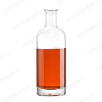 China Body Material Glass Customized Transparent Whiskey Bottles for Bar Party Wedding Gifts for sale
