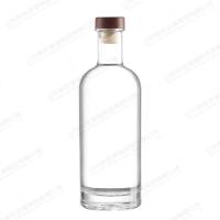 China Body Material Glass Customized Transparent Whiskey Bottles for Bar Party Wedding Gifts for sale