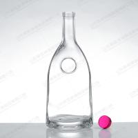 China Glass Bottle with Thick Bottom and Cork 250ml 500ml 750ml Base Material Glass Customized for sale
