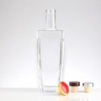 China Square Glass Bottle for Wine Brandy Vodka Whisky Made of Healthy Lead-free Glass for sale