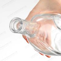 China Glass Bottle with Thick Bottom and Cork 250ml 500ml 750ml Base Material Glass Customized for sale