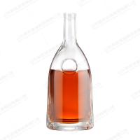 China Glass Bottle with Thick Bottom and Cork 250ml 500ml 750ml Base Material Glass Customized for sale