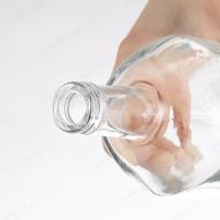 China ODM 700ml Square Vodka Glass Bottle For Whiskey And Liquor Sealing Type Cork for sale
