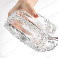 China 375ml 750ml 800ml Clear Glass Bottle For OEM ODM Gin Vodka Whiskey Wine for sale