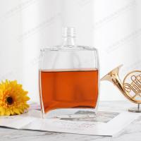 China 375ml 750ml 800ml Clear Glass Bottle For OEM ODM Gin Vodka Whiskey Wine for sale