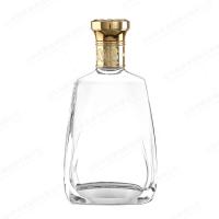 China Decal Surface Handling 750ml Glass Liquor Bottle for Spirits Gin Whisky Vodka Tequila for sale