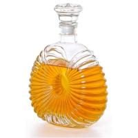 China Acceptable Customer's Logo Whisky Glass Bottle for High Flint Liquor and Spirits for sale