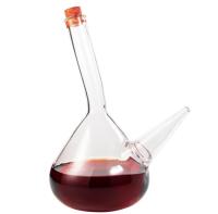 China Lead Free Glass Wine Decanter For Wine Gift Glass Collar Material OEM ODM for sale