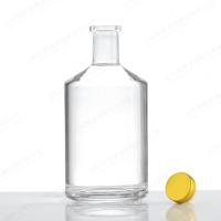 China Transparent Or Frosted Healthy Lead Free Glass Customized Cylinder Wine Glass Bottle for sale