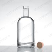 China Acceptable Customer's Logo 750ml Champagne Wine Glass Bottle with Hot Stamping for sale