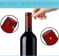 China Non Spill Wine Bottle Heat Shrink Capsules with Transparent Customization for sale