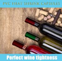 China Non Spill Wine Bottle Heat Shrink Capsules with Transparent Customization for sale
