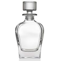 China Clear Industrial Beverage Decanter for Unique Shape Crystal Glass Whisky Engraving for sale
