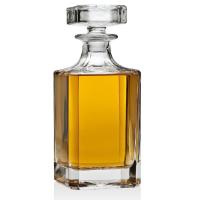 China Clear Industrial Beverage Decanter for Unique Shape Crystal Glass Whisky Engraving for sale