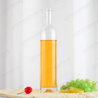 China Hot Stamping Glass Wine Bottles 375ml 500ml for Sample Whiskey Supply Rubber Stopper for sale