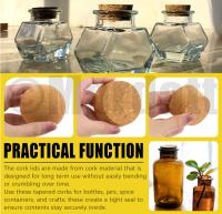 China Natural Cork Soft Wine Bottle Wooden Conical Combo Set for Wine Beer Glass Bottle 6 Sizes Custom Order for sale
