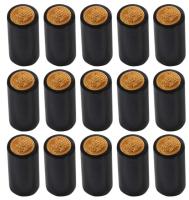 China Custom Size Clear PVC Plastic Heat Shrink Capsules for Wine and Liquor Bottle Closures for sale