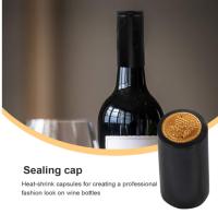 China Custom Size Clear PVC Plastic Heat Shrink Capsules for Wine and Liquor Bottle Closures for sale