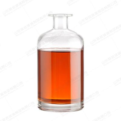 China Clear Glass Liquor Bottle and Red Wine Bottle for Wine Logo Acceptable Customer's Logo for sale