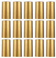 China Custom Size Wine Bottle Top Film Gold Shrink Pack With PVC Heat Shrink Capsule for sale