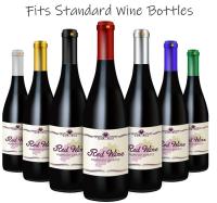 China Matte Black PVC Heat Shrink Capsules For Wine Bottle Cork Clear Bottle Stopper for sale
