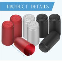 China OEM ODM Matte Red Wine Shrink Capsules For Wine Bottle Packaging for sale