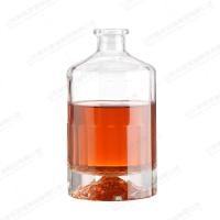 China 375ml 750ml Clear Wine Liquor Whisky Glass Bottle with Acceptable Customer's Logo for sale