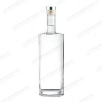 China Brandy Whisky Wine Glass Bottles 500ML Capacity with Acceptable Customer's Logo for sale
