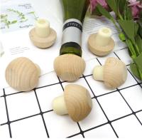 China Non Spill T Shape Wooden Bar Top Cap Wine Cork Bottle Stopper from Wooden Bar Top Cap for sale