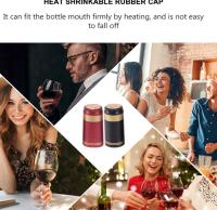China Customized Wine Bottle Stopper Non Spill Shrink Capsules for Hot Shrink Lid Packaging for sale