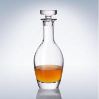 China Custom Logo Glass Decanter Stopper for Beverage XO Glass Bottle Drinking Bottle for sale