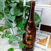 China 300ml 750ml 1000ml Classical Luxury Customized Amber Glass Bottle for Juice Packaging for sale