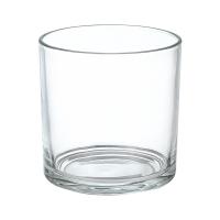 China Healthy Lead-free Glass Clear Creative Unique 8oz 14oz Candle Jars with Lids Manufacture for sale