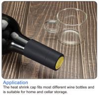 China Shrink Wrap Wine Capsules Customized Clear PVC Heat Shrink Capsules for Bottle Glass for sale