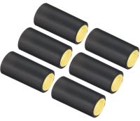 China Healthy Lead Free Glass Heat Shrink Capsules Clear Top Caps For Wine Bottles for sale