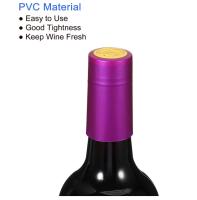 China Healthy Lead Free Glass Heat Shrink Capsules Clear Top Caps For Wine Bottles for sale