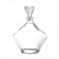 China Bottle Material Healthy Lead-free Glass Clear 750ml Wine Glass Bottle for Whisky Vodka for sale