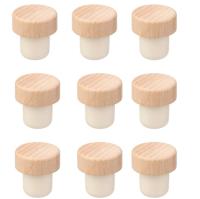 China Healthy Lead-free Glass T-shaped Corks for Wine Bottle Reusable and Eco-friendly for sale