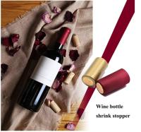 China Customized Wine Glass Bottle Shrink Capsule Non Spill OEM ODM for sale