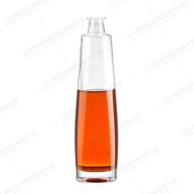 China 700ML Clear Glass Bottle with Different Color OEM/ODM Acceptable Collar Material Glass for sale