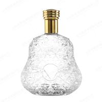 China High End Flat 700ml 750ml Glass Bottle Custom Size Accepted Industrial Beverage for sale