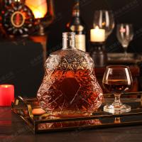 China High End Flat 700ml 750ml Glass Bottle Custom Size Accepted Industrial Beverage for sale