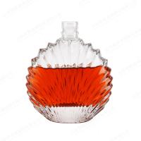 China Clear Most Popular Style White Gin Wine Liquor Brandy Glass Bottles with Rubber Stopper for sale