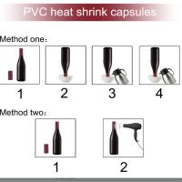 China Custom Non Spill Wine Bottle Shrink Wrap With PVC Heat Shrink Capsules for sale