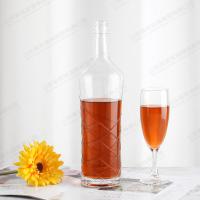 China Clear Champagne Sparkling Wine 500ml Glass Bottle with Hot Stamping Surface Handling for sale