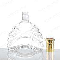 China Hot Stamping Design Custom Size Accepted Glass Bottles for Whisky Gin Tequila Liquor for sale