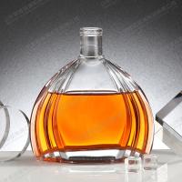 China Accptable OEM/ODM Custom Clear Glass Bottle for Liquor Wine Whisky Vodka Spirit Clear for sale